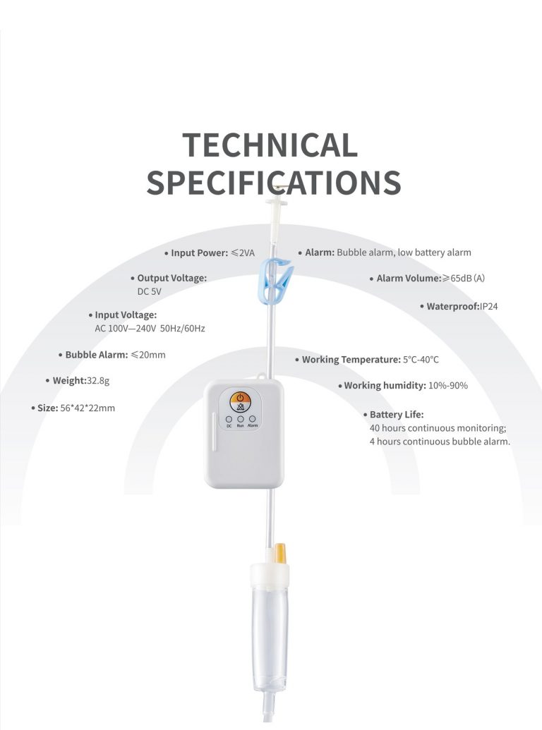 Infusion Alarm, Small but Smart| Hawkmed
