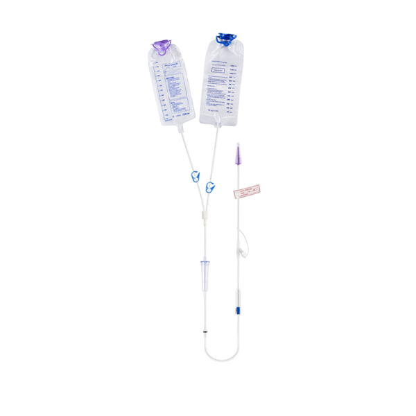 Enteral feeding set, gravity feeding bag | Hawkmed