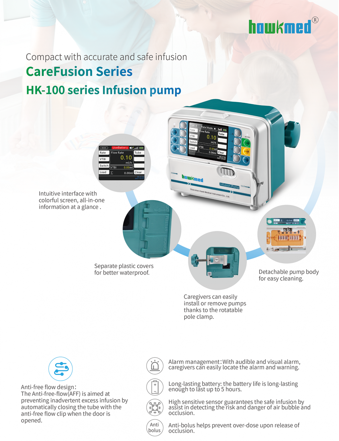 Infusion Pump—HK-100 series - HAWKMEDICAL