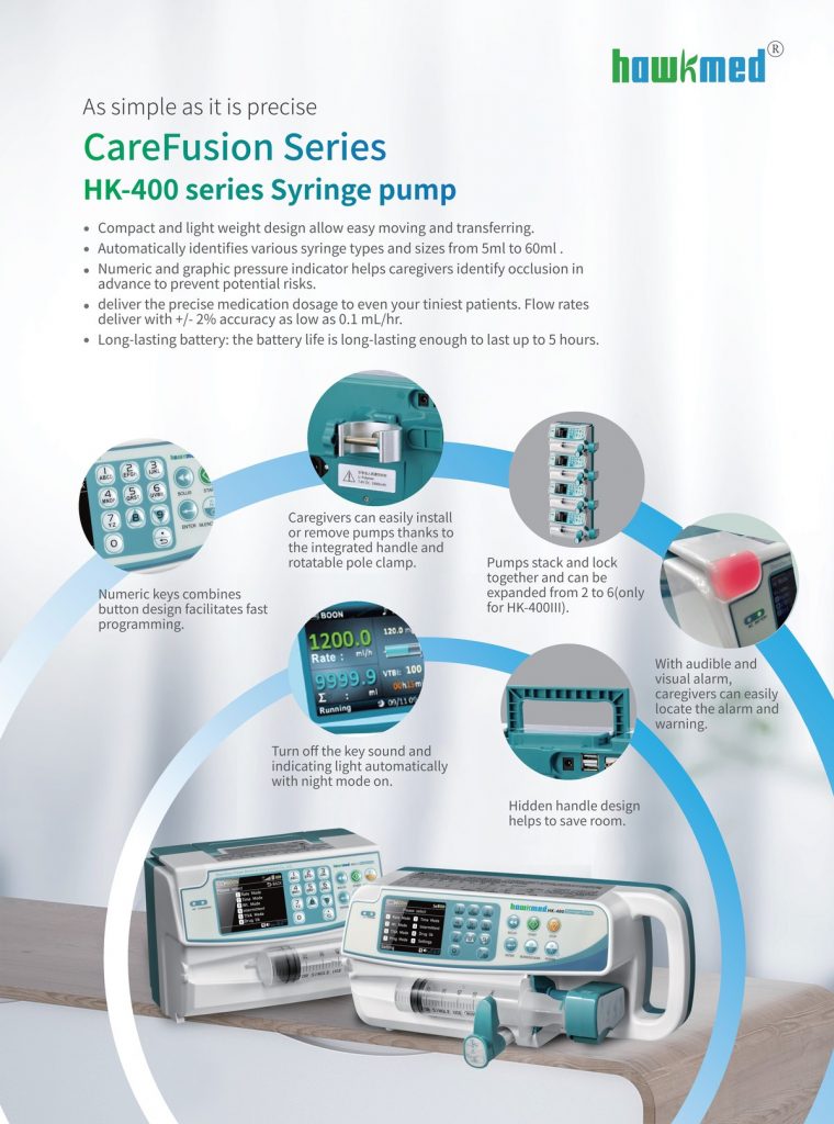 Syringe Pump—HK-400 series - HAWKMEDICAL