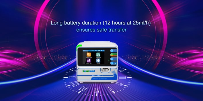 Hawkmed launches TOUCH-SCREEN Vet Infusion Pump HK-T100VET! - HAWKMEDICAL