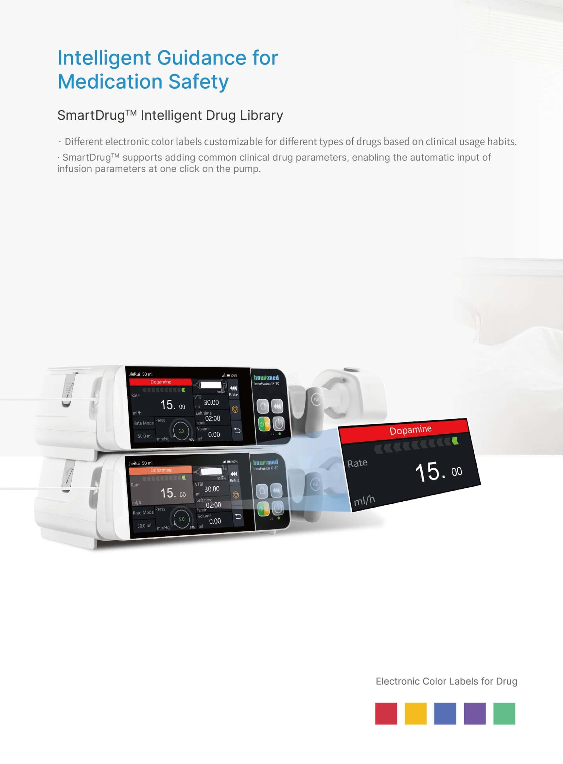 Hawkmed Syringe Pump—IF-70